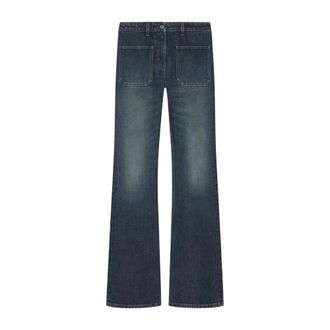 Courr&egrave;ges Vintage Denim Flared Jeans - - Jeans - Damen - Blau - W27