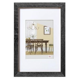 Walther Design Walther Design Fiorito Cadres en Bois 30x40 Gris fonc&eacute;, Verre Acrylique