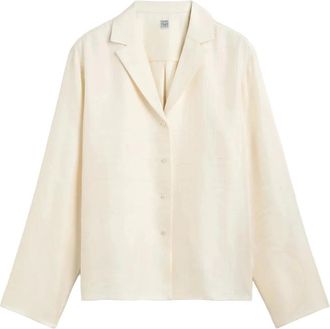 Toteme Femme, Blouses et Chemises, Beige, Taille: 38 FR Chemises