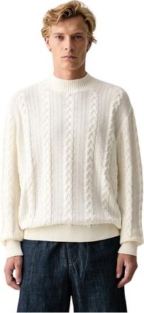 A|X Armani Exchange Pullover mit Rundhalsausschnitt - - Knitwear - Herren - Beige - L