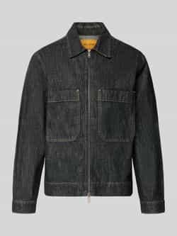 Only & Sons Regular Fit Jeansjacke mit Zweiwege-Rei&szlig;verschluss Modell ONSCASSEL