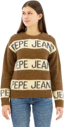 Pepe Jeans London Damen Helmi Strickwaren, Braun (Erdbraun), XL