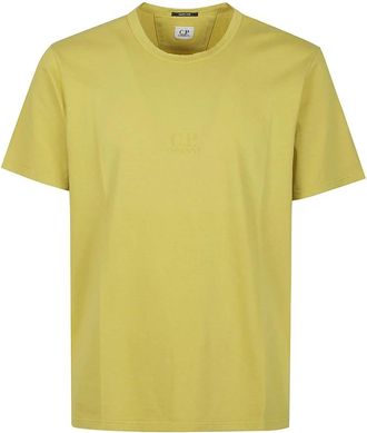 C.P. Company C.p. Company, Homme, Tops, Jaune, Taille: L T-Shirt en jersey 20/1