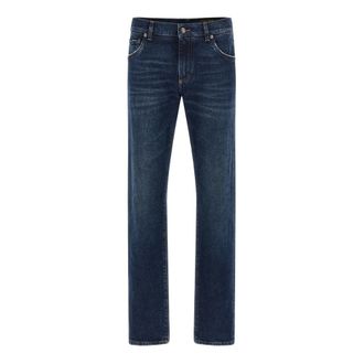 Dolce & Gabbana Jeans mit Plaketten-Logo - - Jeans - Herren - Blau - XL