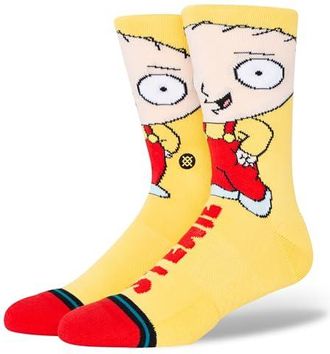 Stance Chaussettes Crew - The Family Guy, jaune, taille unique