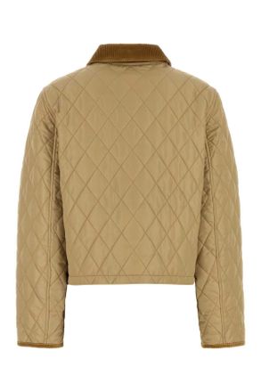 Burberry Quilted Nylon Jacket - Beige