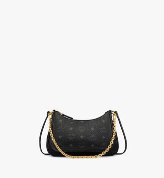 MCM Aren Duo Hobo aus recyceltem Nylon und Visetos-Canvas