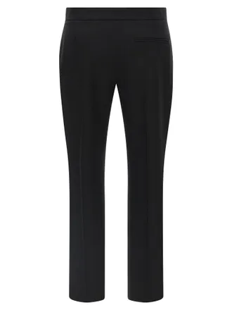 Alexander McQueen Womens Black Wool Dress Pants