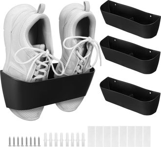 BESPORTBLE PAMINGONO 4 St&uuml;ck Moderner Wandmontierter Schuhregal Organizer Platzsparend f&uuml;r Kleine R&auml;ume Vielseitig f&uuml;r Schuhe Sandalen und Hausschuhe Einfache Mo