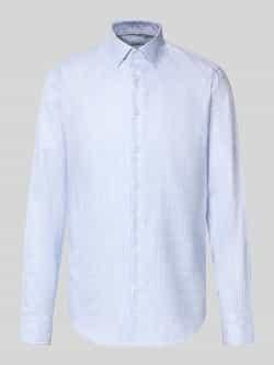 Jake*s Slim Fit Businesshemd aus reiner Baumwolle