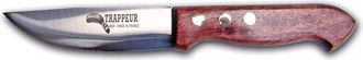 Au Nain Couteliers Trappeur - Das Gute Steakmesser mit Spezial Wellenschliff - Palisander Holzgriff, 1 St&uuml;ck