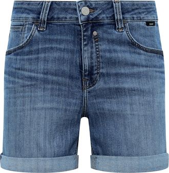 Mavi Damen Pixie Jeans-Shorts, Dark Brushed Venice, 28