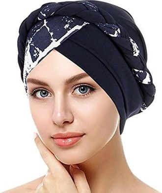 Generic Turban Femme &Eacute;l&eacute;gant Voile Beanie Chapeau Bandana Cheveux Muslim Respirant Protection Solaire Chimio Bonnet Perte de Cheveux Islamique Abaya Duba&iuml; Hij