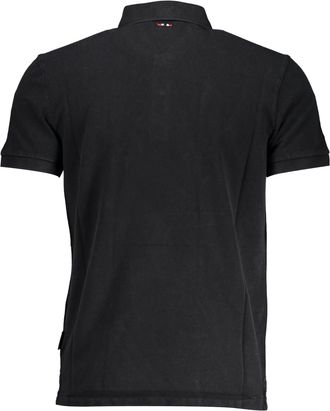 Napapijri Cotton Polo Shirt - Black