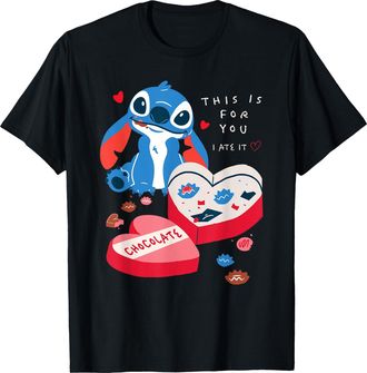Disney Stitch Valentines Day This is for You. I Ate it. T-Shirt