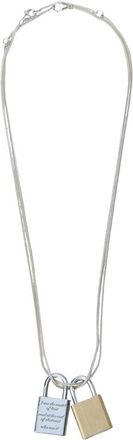 Our Legacy Homme, Accessoires, Multicolore, Taille: ONE Size Riddle Padlock-Detail Necklace