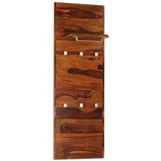 vidaXL Wandgarderobe Massivholz Akazie 118&times;40 cm Vidaxl