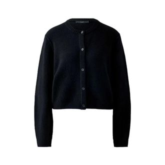 Oui Ilaya Cardigan - Femme - Pulls - Noir - Taille: 42 FR