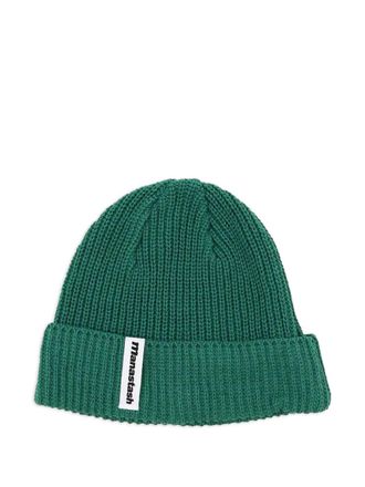 Manastash Gerippte Beanie - Gr&uuml;n