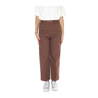 Obey Straight Hosen - - Trousers - Damen - Braun - W27