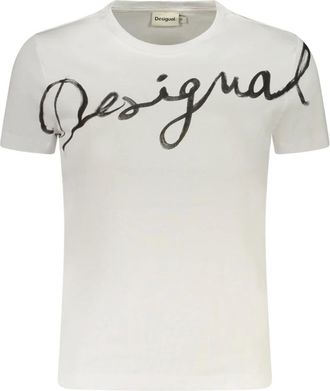 Desigual Femme, Tops, Blanc, Taille: 36 FR Florence Short-Sleeved T-Shirt