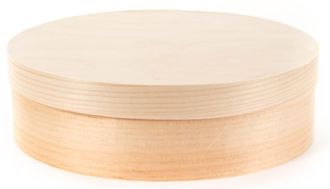 Dregeno Seiffen eG Seiffen eG Spanschachtel rund 23 cm x 8 cm