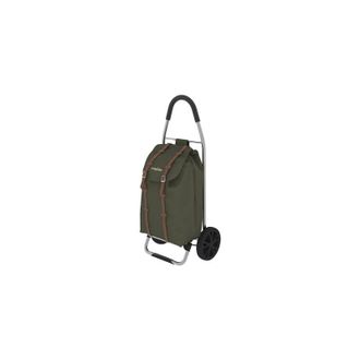 Colombo Chariot de courses dakar vert militaire 36X7X90 Cm Capacit&eacute; 30kg &Eacute;tanche