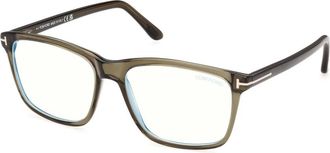 Tom Ford Homme, Accessoires, Vert, Taille: 56 MM Optical Frame