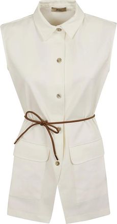 Herno Femme, Vestes, Blanc, Taille: 36 FR Veste en jersey point de Rome dense