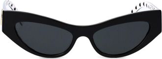 Dolce & Gabbana Eyewear Brille mit Cat-Eye-Gestell - Schwarz