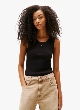 Tommy Hilfiger Top c&ocirc;tel&eacute; en coton