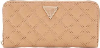 Guess Femme, Accessoires, Beige, Taille: ONE Size Giully Large Wallet