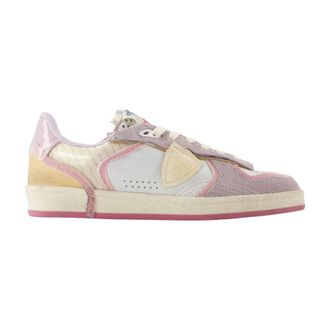 Philippe Model Bunte Leder Sneakers mit Mandelf&ouml;rmiger Spitze - - Shoes - Damen - Mehrfarbig - 37 EU