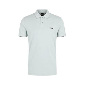 HUGO BOSS Stretch Piqu&eacute; Baumwoll-Polo - - Tops - Herren - Wei&szlig; - XL