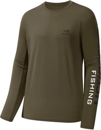 Bassdash T-Shirts de pêche pour Hommes Protection Solaire UV UPF 50+ T-Shirt à Manches Longues