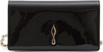 Christian Louboutin Femme, Sacs, Noir, Taille: ONE Size Pochette en cuir verni