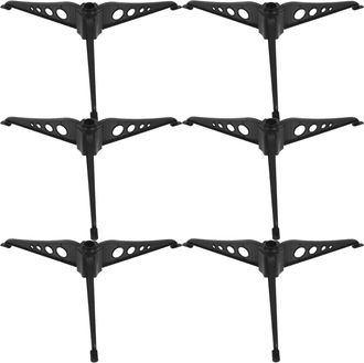 Soimiss Weihnachtsbaumst&auml;nder aus Robustem Kunststoff Schw&auml;rzlich Gr&uuml;n 6 St&uuml;ck Stabile Baumhalterung f&uuml;r K&uuml;nstliche Weihnachtsb&auml;ume Einfache Montage