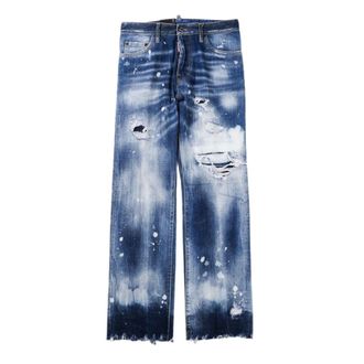 Dsquared2 Roadie Jean - Blaue Jeanshose Im Used-look