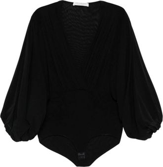 Philosophy di Lorenzo Serafini Femme, Tops, Noir, Taille: 40 FR Body en polyester