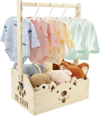 Generico Korb f&uuml;r Babyparty, Holzschrank f&uuml;r Babygeschenke, einfache Installation f&uuml;r Vermietung, Haus, Gesch&auml;ft, Kindergarten, Schlafzimmer