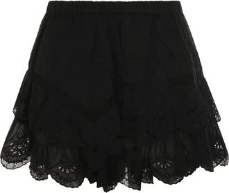 Isabel Marant Jocadia floral-lace shorts - Schwarz