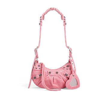 Balenciaga Mini Le Cagole Schultertasche - - Bags - Damen - Rosa - ONE SIZE
