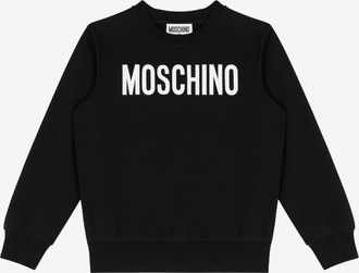 Moschino Sweat-shirt en coton Logo - Noir