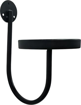 Generico Wandpflanzenhalter, Blumentopfhalter, Blumentopfst&auml;nder, vertikal, schwimmend, f&uuml;r Blumen, mit schwarzem, f&uuml;r Wohnzimmer, Garten, Balkon, B&uuml;ro zu Haus