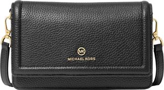 Michael Kors Women SM Phone Crossbody Hand Bag, Schwarz