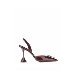 Amina Muaddi Escarpins Slingback Begum 95 - Femme - Chaussures - Rouge - Taille: 38 1/2 EU