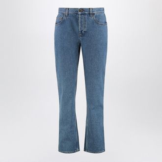 Burberry Gerade Jeans aus mittelblauem Denim