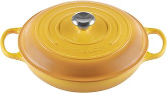 LE CREUSET Le Creuset Signature Gusseisen Gourmet-Profitopf, Rund, Ø 30 cm, 3.5 l, 5.555 kg, Nectar, 21180306724430