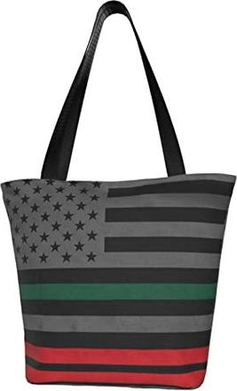AOOEDM Drapeau am&eacute;ricain du Mexique Sac d&eacute;picerie r&eacute;utilisable Sac &agrave; provisions Sac &agrave; bandouli&egrave;re d&eacute;contract&eacute; Sac &agrave; main pour hommes Femmes Sac de march&eacute; ECO