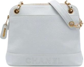 Chanel Sac port&eacute; &eacute;paule Pre-owned - Femme - Pre-owned - Blanc - Taille: ONE Size